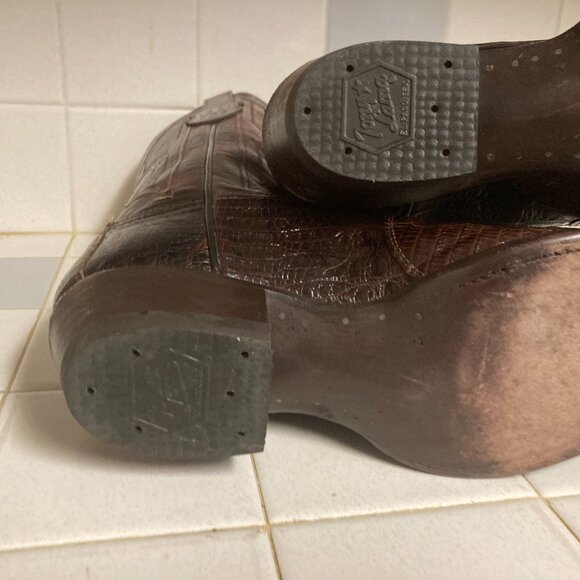 Tony Lama | Shoes | Tony Lama Hornback Lizard Usa Leather Cowboy Boots ...